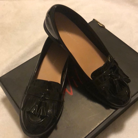 Atmosphere | Shoes | Womens Black Patent Leather Loafers | Poshmark